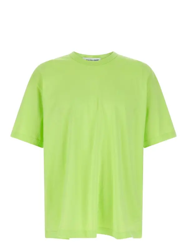 Comme Des Garçons Logo Print T-shirt - Green