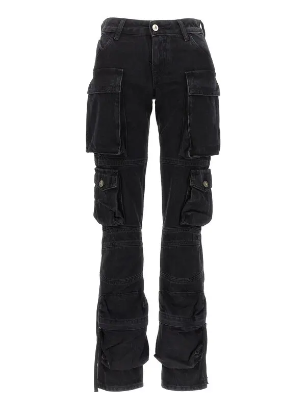 Attico Essie Skinny Denim Jeans - Black