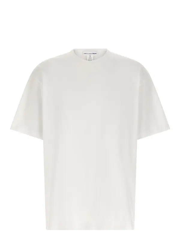 Comme Des Garçons Logo Print T-shirt - White