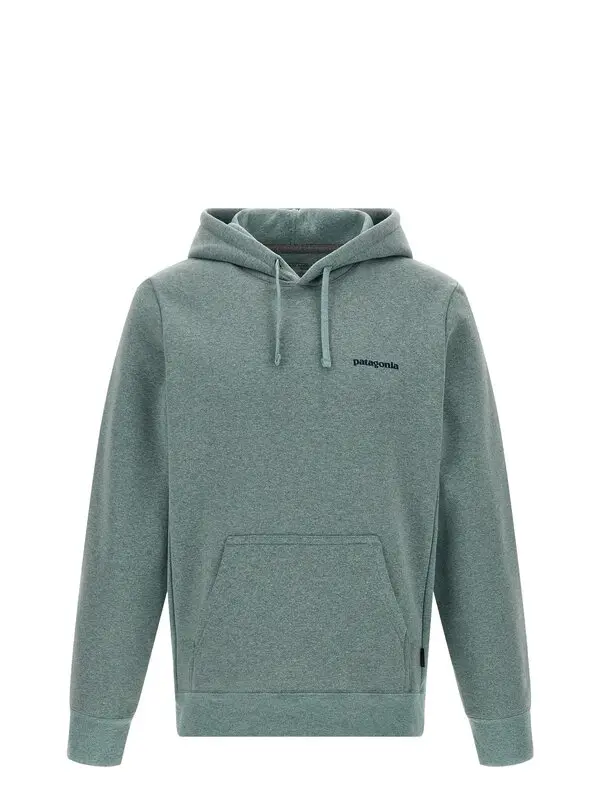 Patagonia Boardshort Logo Uprisal Hooded Sweatshirt - Green