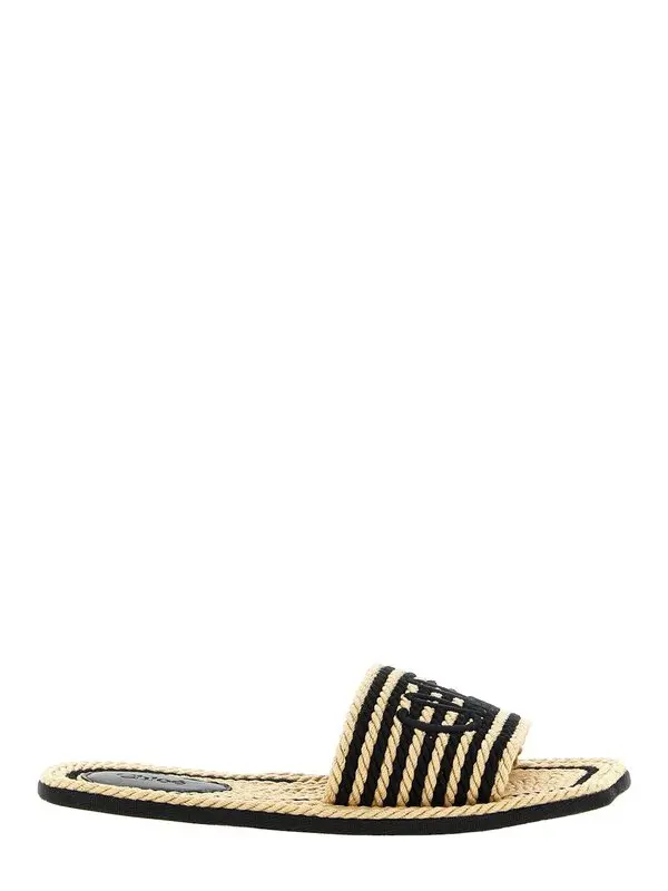 Chloé Hand-woven Rope Sabots - Multi