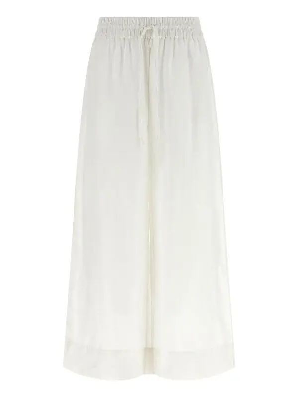 Polo Ralph Lauren Linen Blend Trousers - White