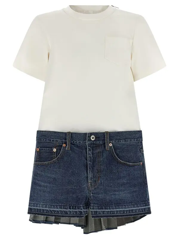 Sacai Denim Dress - Multi