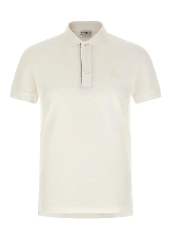 Burberry Eddie' Polo Shirt - White