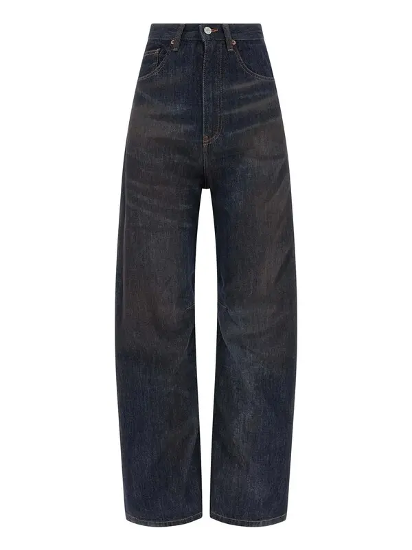 MAISON MARGIELA Cotton Denim 5-pocket Jeans - Blue