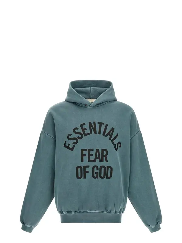 Fear Of God Campus 90s Hoodie - Light Blue