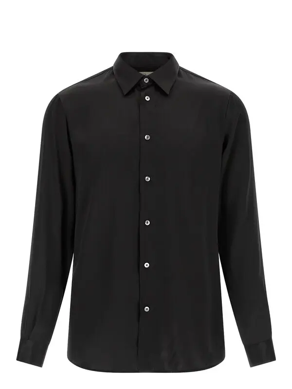 RIVIERA PROJECT Silk Shirt - Black
