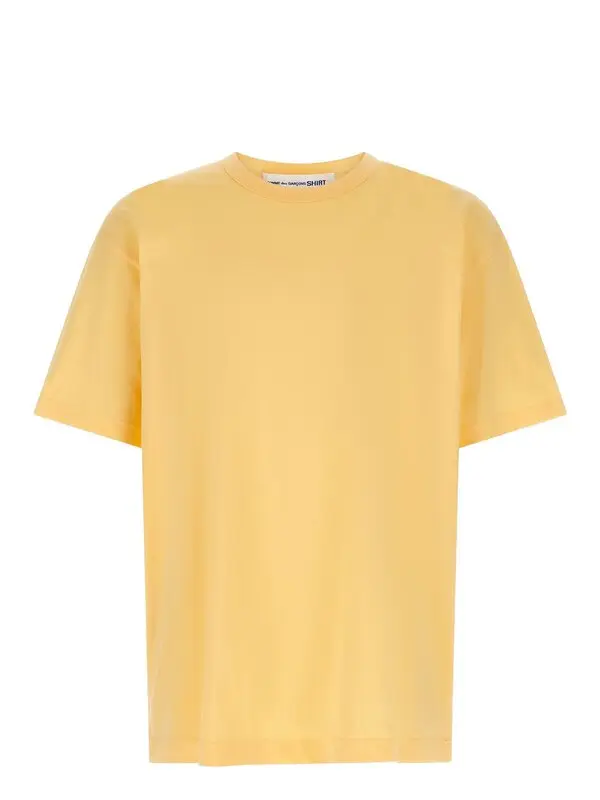 Comme Des Garçons Logo Print T-shirt - Orange