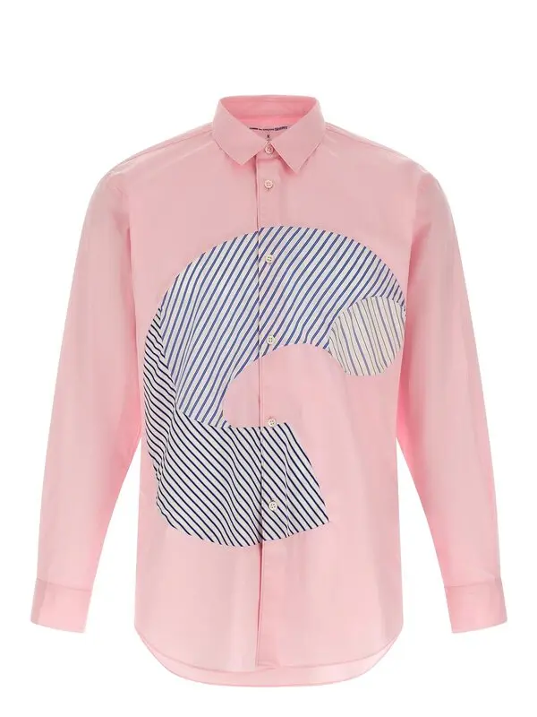 Comme Des Garçons Insert Shirt - Pink