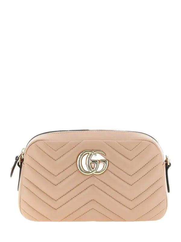 Gucci Gg Marmont Small Crossbody Bag - Pink