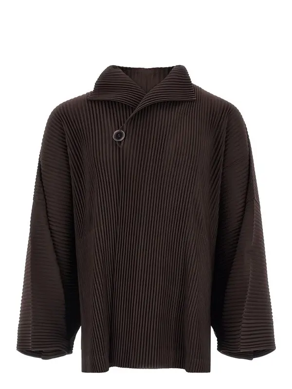 Issey Miyake Wear Or Wrap Jacket - Bordeaux