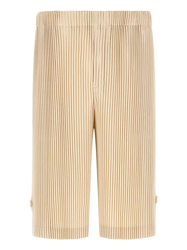 Issey Miyake Wear Or Wrap Bermuda Shorts - Beige