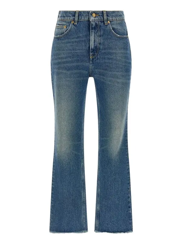 GOLDEN GOOSE Deryn Cotton Denim Jeans - Blue