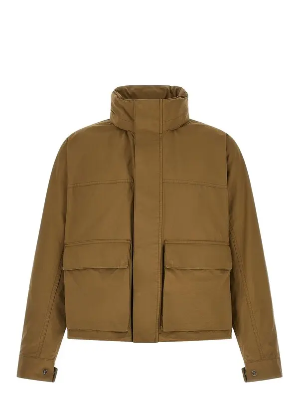 LEMAIRE Short Rain Parka - Green