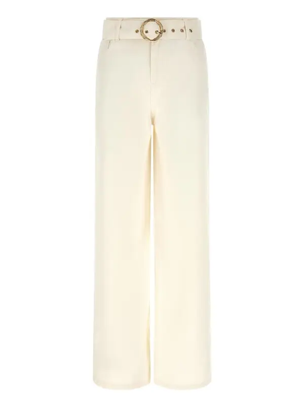 Twin-set Wide Leg Jeans - White