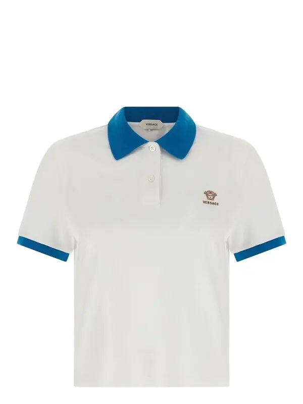 Versace Medusa Polo Shirt - Blue
