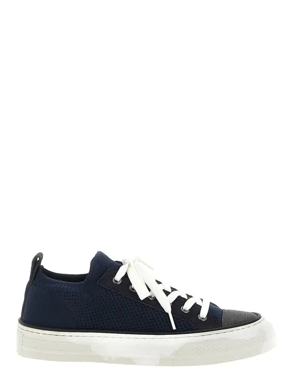 Brunello Cucinelli Precious Toe Sneakers - Blue