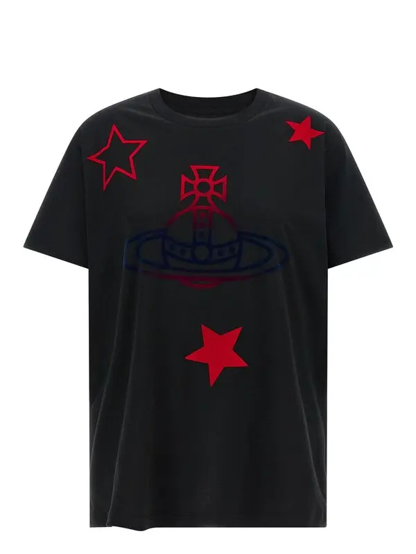 VIVIENNE WESTWOOD Orb And Stars Classic T-shirt - Black
