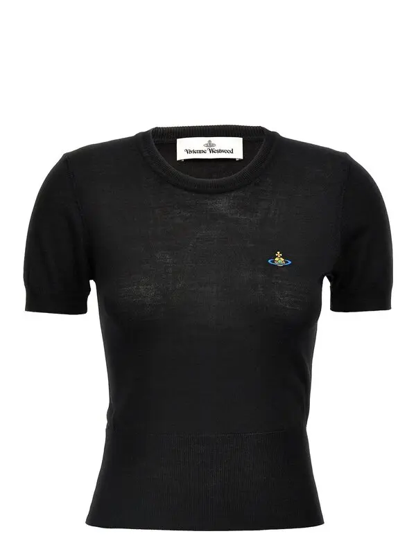 VIVIENNE WESTWOOD Bea Cotton Top - Black