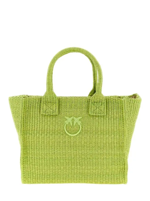 Pinko Beach Mini Shopping Bag - Green