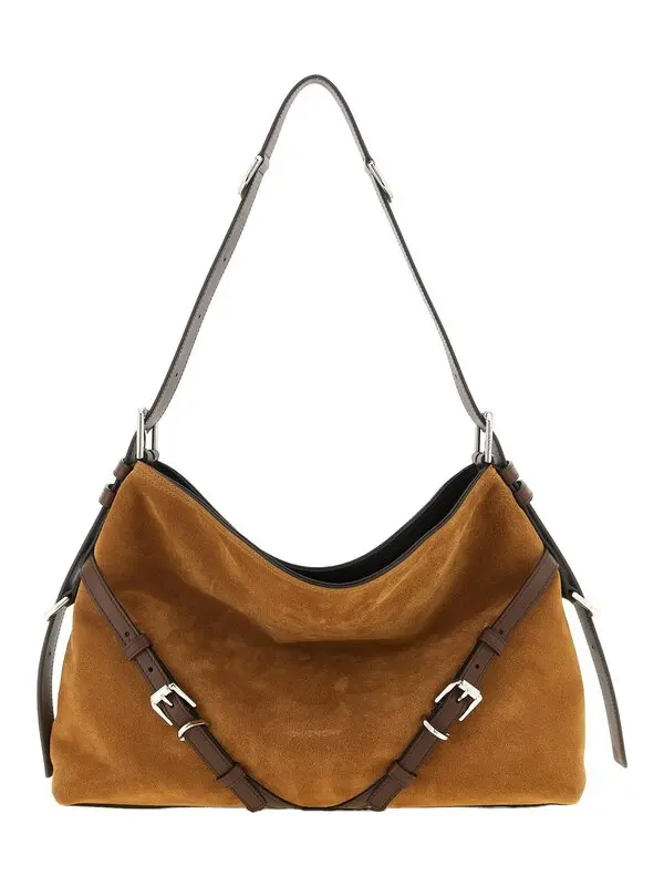 Givenchy Voyou Medium Shoulder Bag - Brown