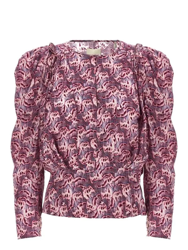 Isabel Marant Étoile Zarga Silk Blouse - Multi