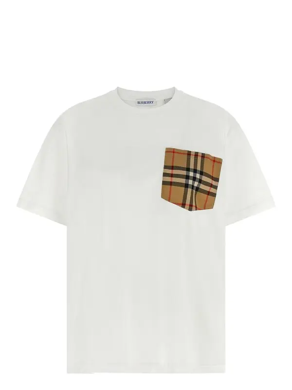 Burberry Carrick Cotton Jersey T-shirt - White