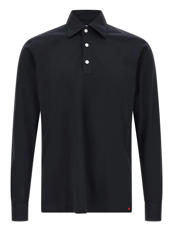 Kiton Positano' Polo Shirt - Blue