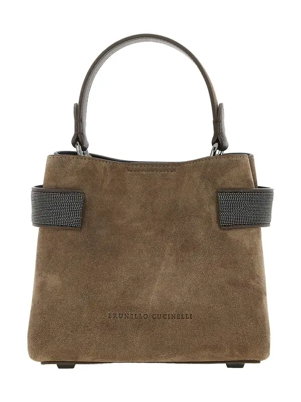 Brunello Cucinelli Essence Small Handbag - Brown