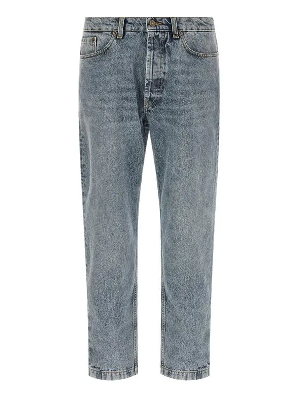 RIVIERA PROJECT Tapered Leg Jeans - Light Blue