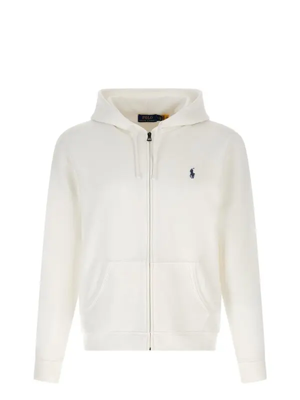 Polo Ralph Lauren Loopback Cotton Hoodie - White