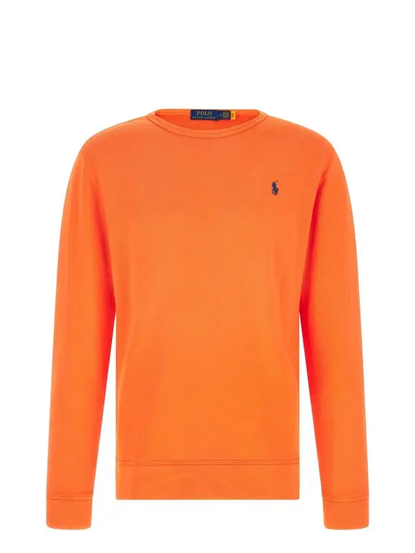 Polo Ralph Lauren Loopback Cotton Sweatshirt - Orange