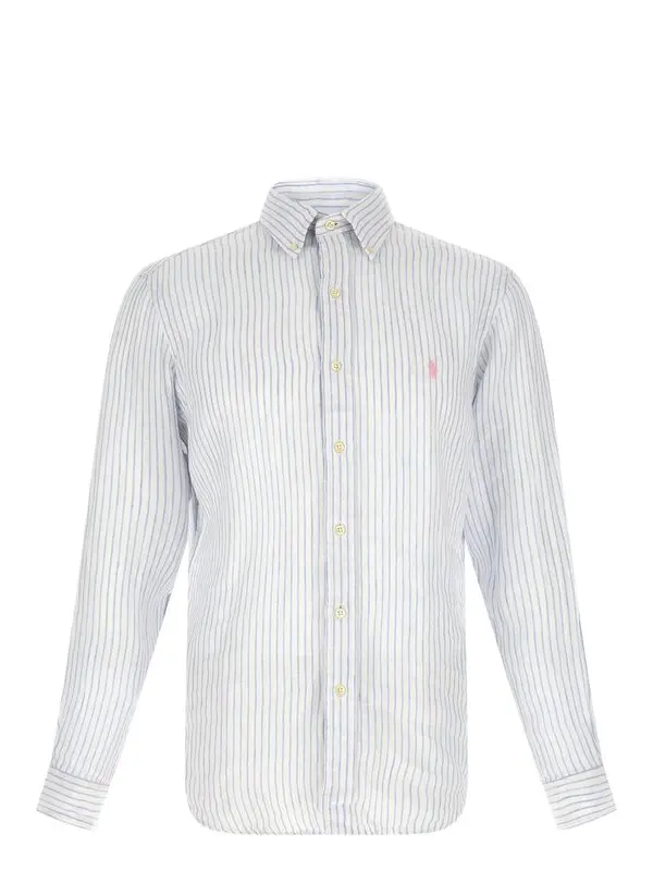 Polo Ralph Lauren Striped Shirt - Light Blue