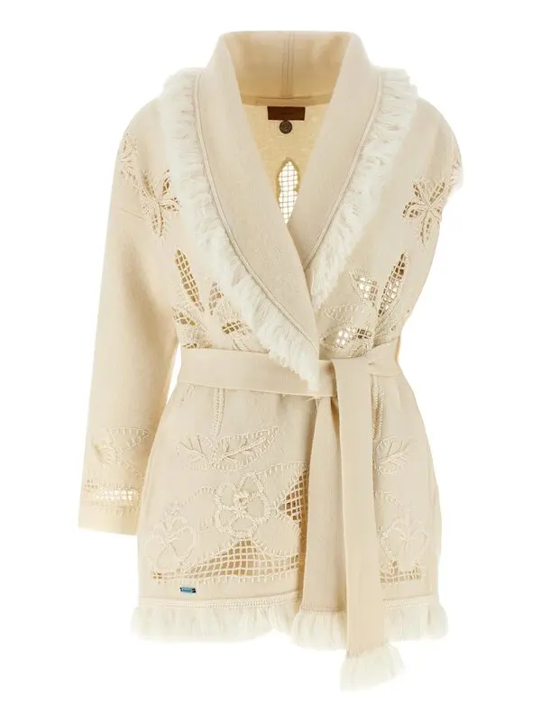 Alanui Island's Diary Cardigan - White