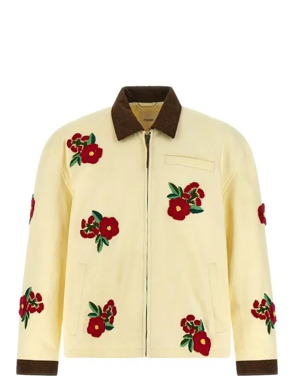 FOUND Embroidered Workwear Jacket - Multi