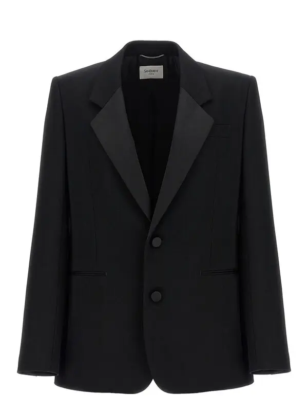 Saint Laurent Smoking' Blazer - Black