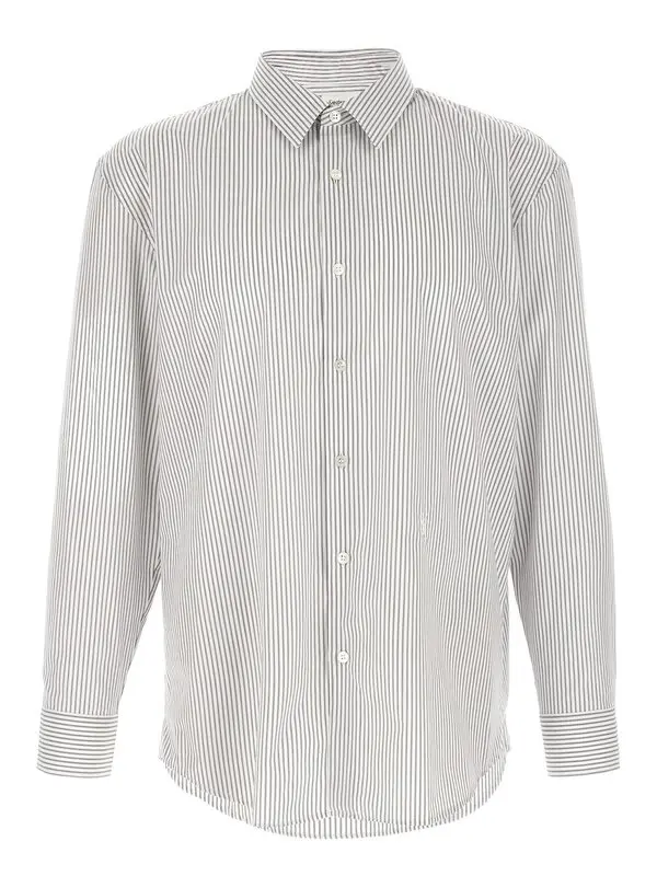 Saint Laurent Cassandre' Shirt - White/black