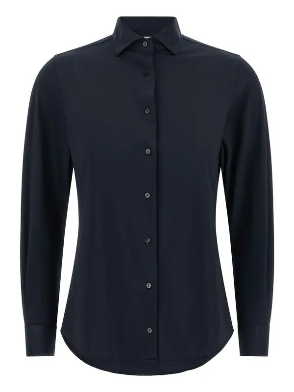 XACUS Active Line Pina Stretch Technical Shirt - Blue