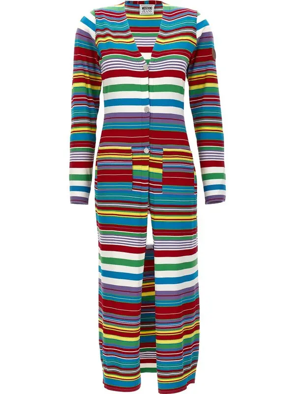 MO5CH1NO JEANS Striped Cardigan - Multi