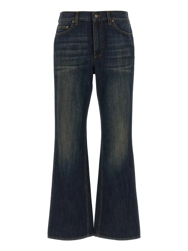 Burberry Doria Flared Jeans - Blue