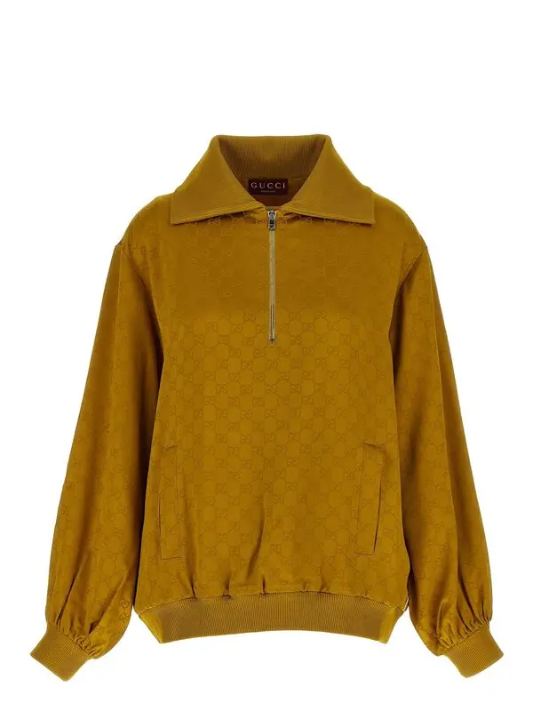 Gucci Gg Jacquard Sweater - Yellow