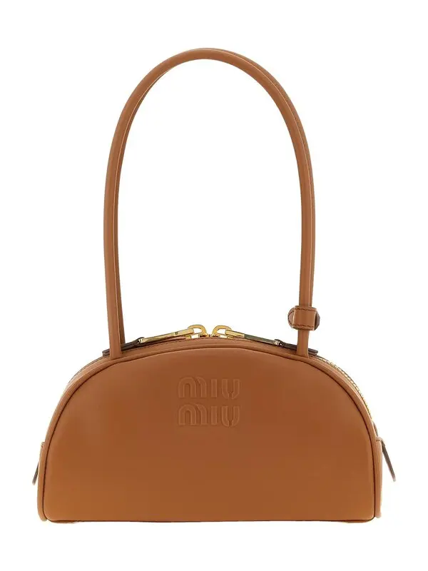 Miu Miu Beau Small Shoulder Bag - Brown