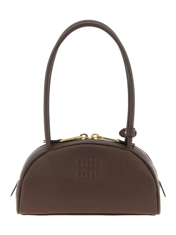 Miu Miu Beau Small Shoulder Bag - Brown