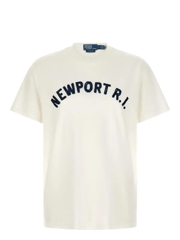 Polo Ralph Lauren Aged Effect Patch T-shirt - Blue