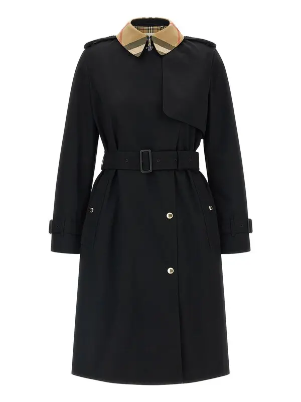 Burberry Sandridge Trench Coat - Black
