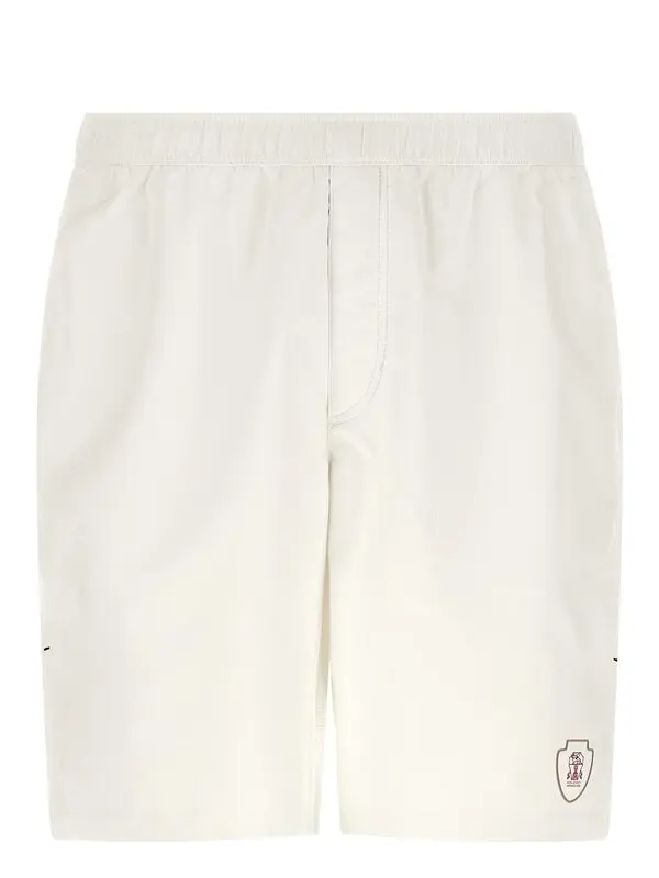 Brunello Cucinelli Nylon Bermuda Shorts - White