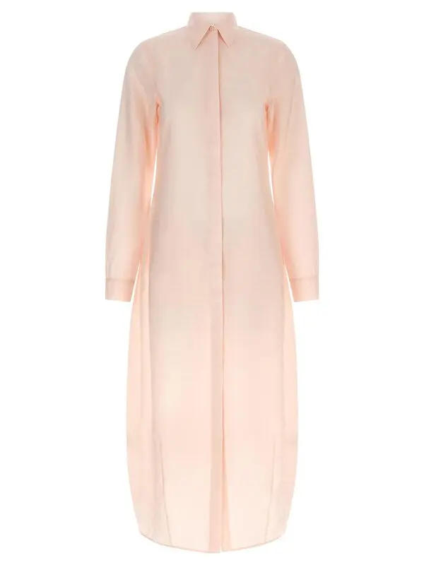 TOTEME Parachute Silk Blend Midi Dress - Pink