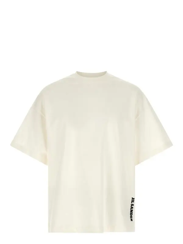JIL SANDER Logo T-shirt - White/black