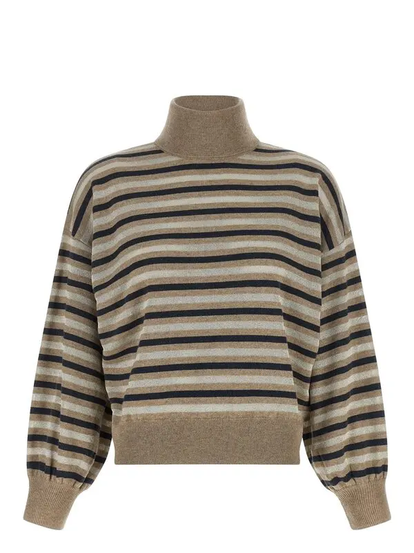 Brunello Cucinelli Sparkling Stripes Sweater - Multi