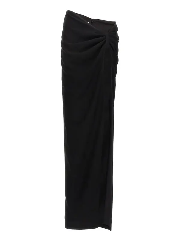MONOT Torpedo Long Skirt - Black